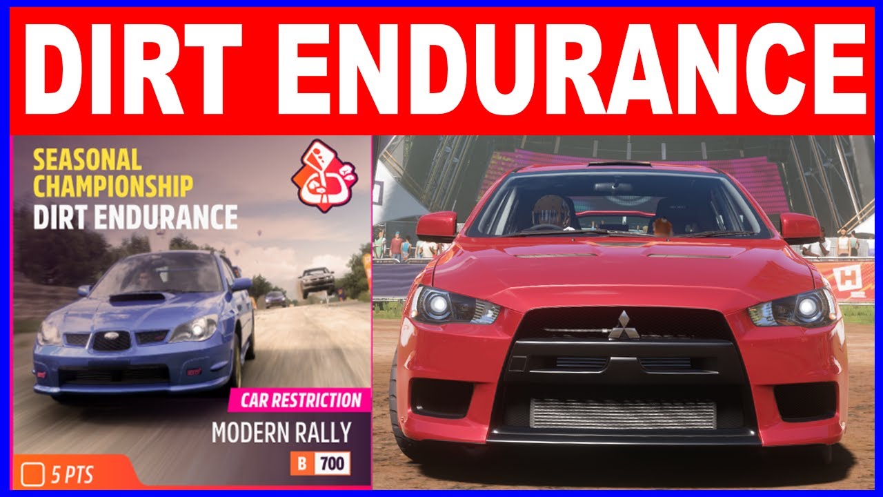 Forza Horizon 5 DIRT ENDURANCE Seasonal Championship - Modern Rally B ...
