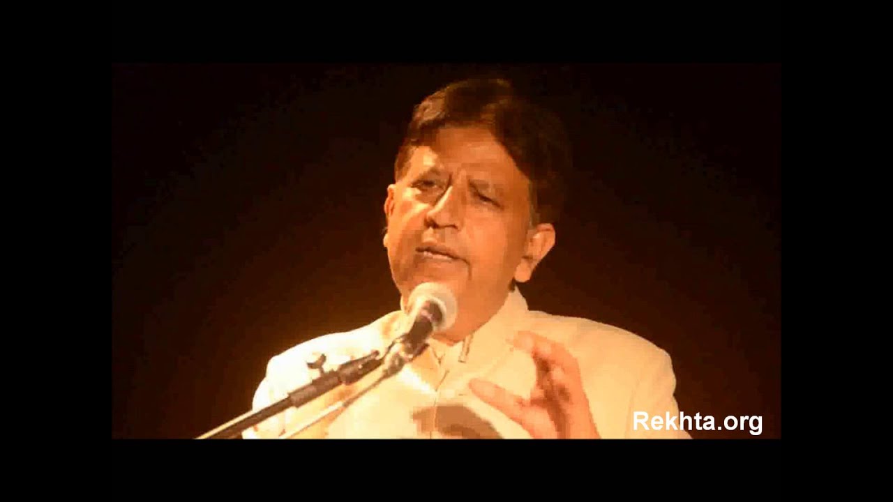Rauf Raza reciting his Ghazal/Nazm at Rekhta Studio - YouTube