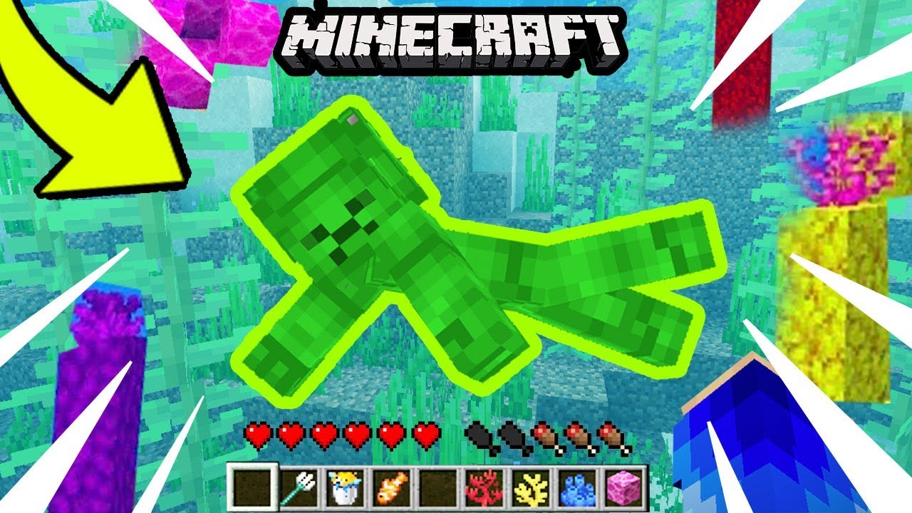 ZIELONY STEVE POD WODĄ ! - MINECRAFT - YouTube