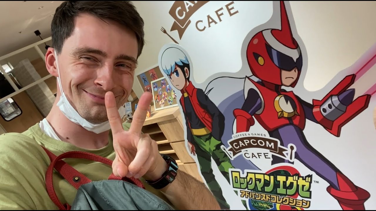 Megaman EXE Cafe @ Capcom Cafe (Megaman Battle Network Legacy Collection) [Kiwi In Japan 301 ...