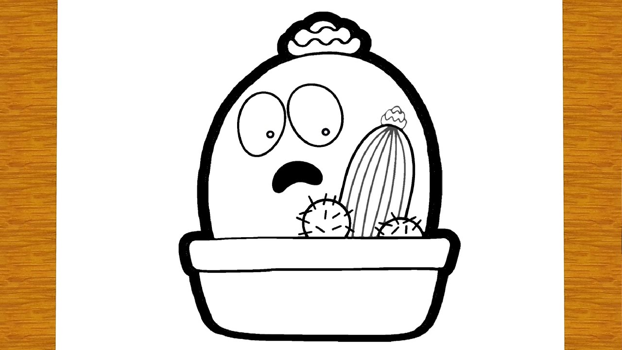 HOW TO DRAW A CACTUS | Easy drawings - YouTube