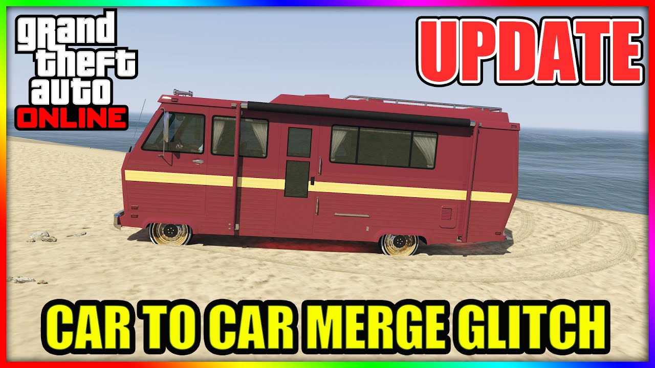 GTA 5 CAR TO CAR MERGE GLITCH AFTER PATCH 1.64! F1/BENNY'S WHEELS ON ...