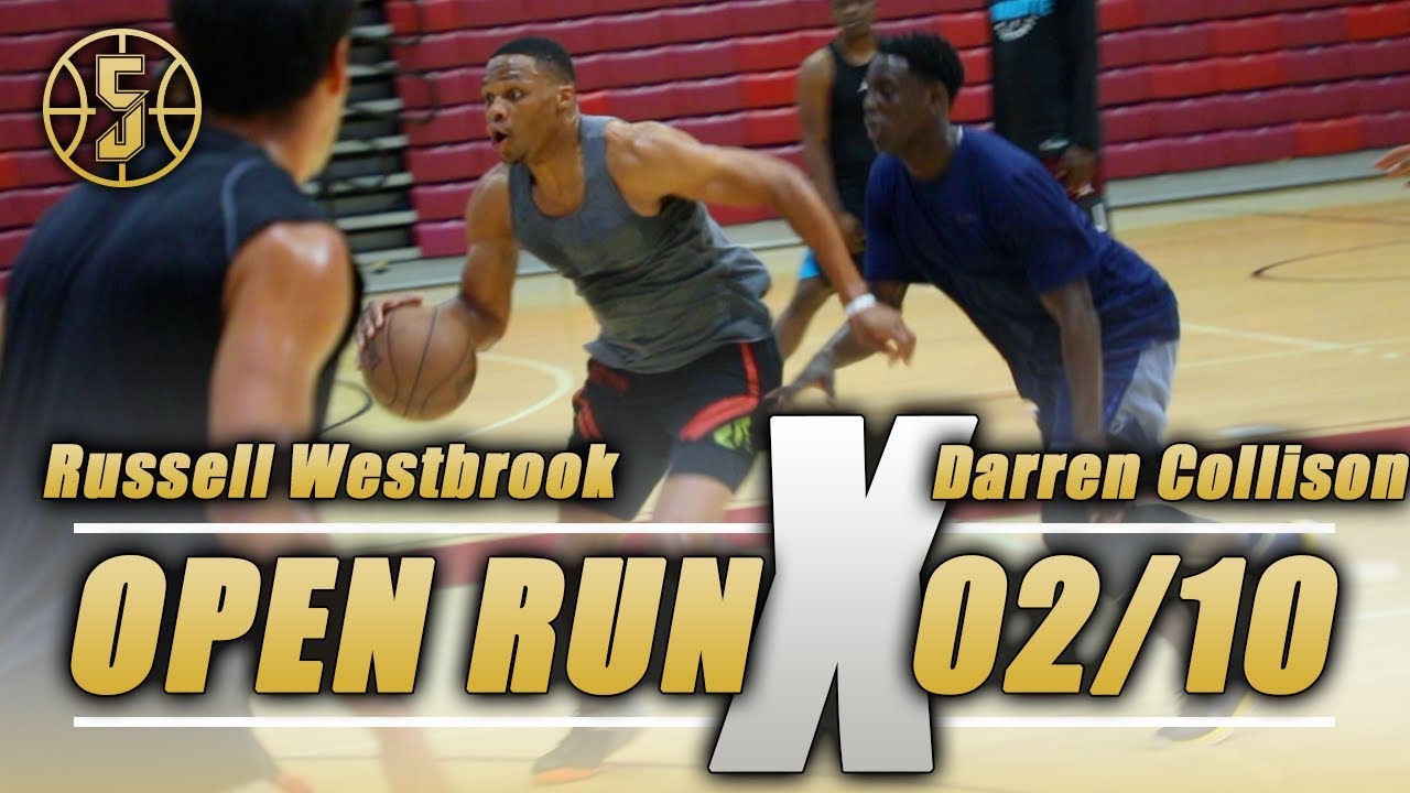 Russell Westbrook NBA Open Run Part 1 - YouTube