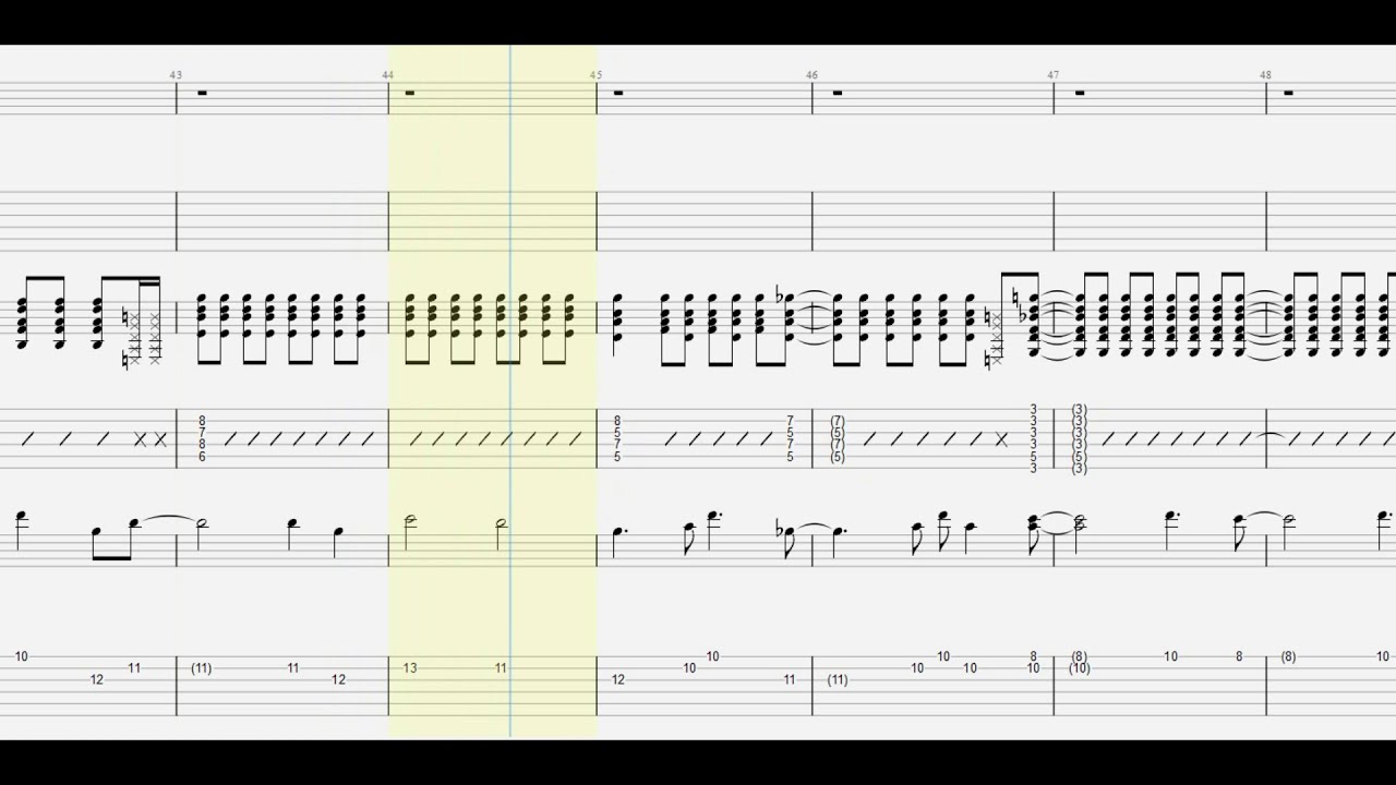 Eve. 廻廻奇譚 guitar tab - YouTube