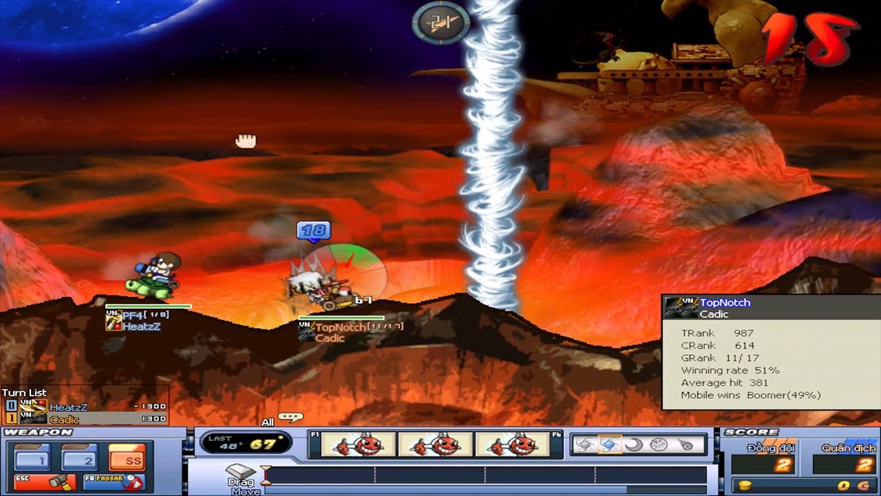 Gunbound : BOOMER vs TURTLE - YouTube