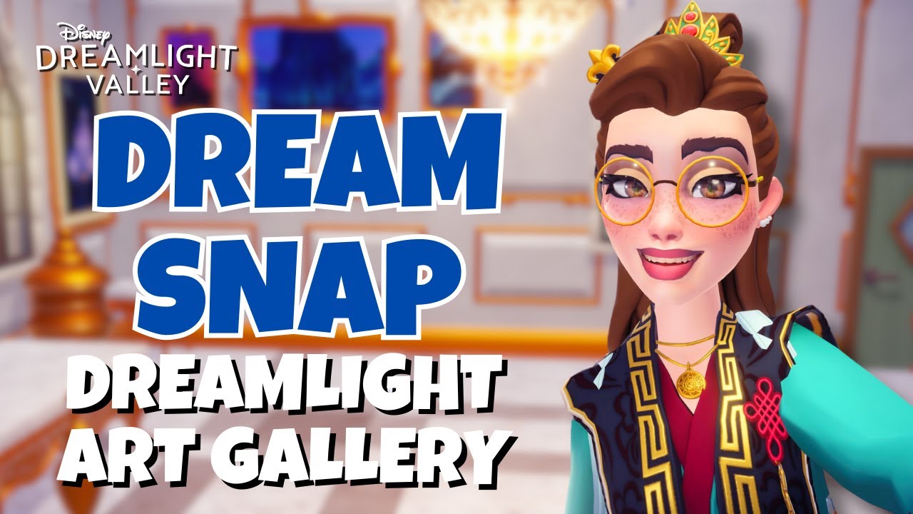 Making ART!! Dreamlight Art Gallery DreamSnap - Plus Discord Review ...