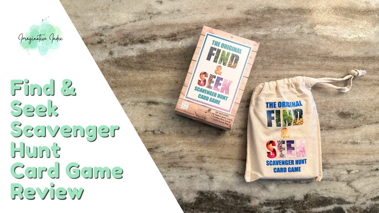 Find & Seek Scavenger Hunt Card Game Review - YouTube