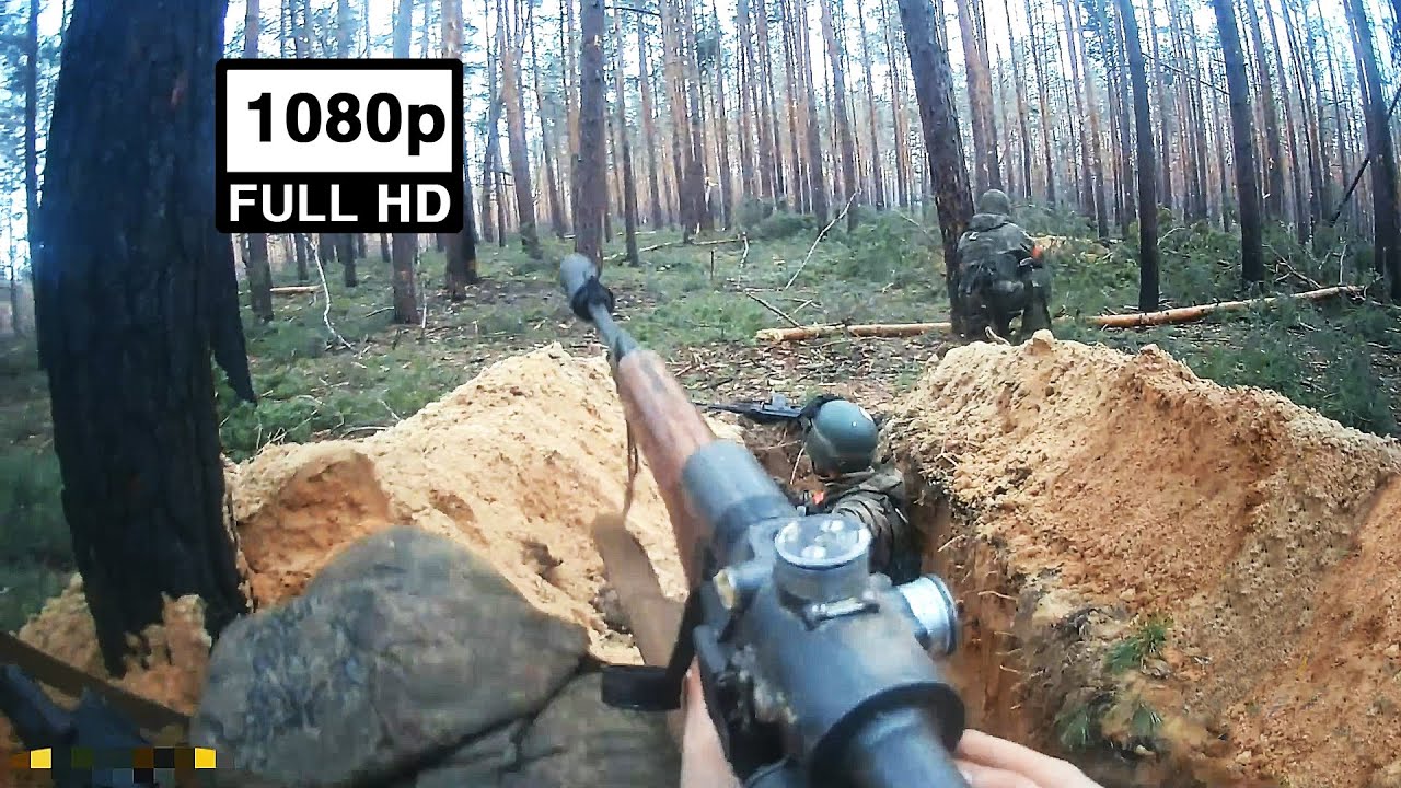 Sniper perspective, Russian airborne brigade waiting for Ukrainian ...
