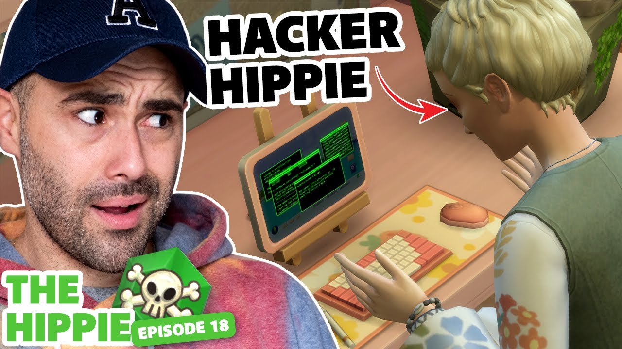 My hippie sim is now a HACKER and wants to steal it all! - The Sims 4 ...