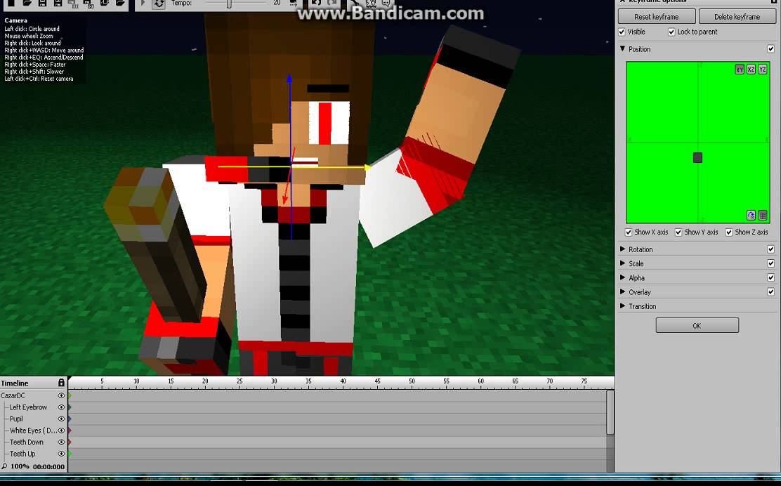 Mine Imator 0.7 Rig - 3D hair, Torch rig, Facial rigs. - YouTube