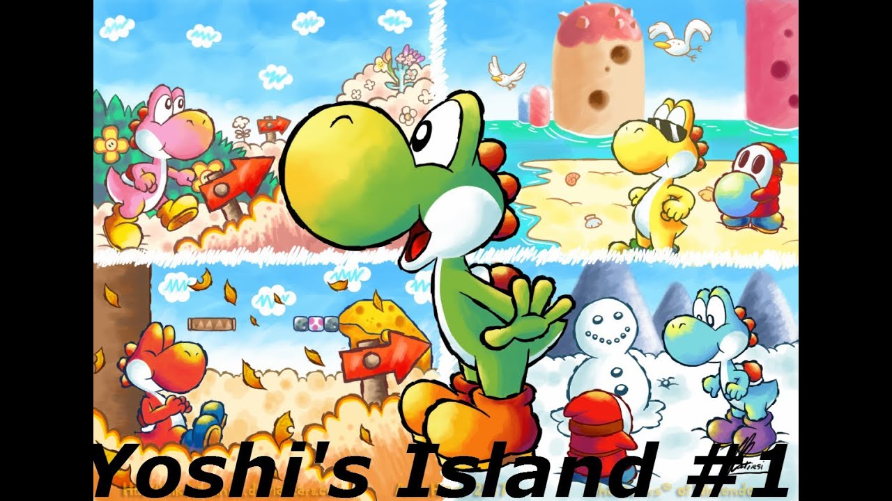 Let's Play Yoshi's Island #1- Helicopter Yoshi - YouTube