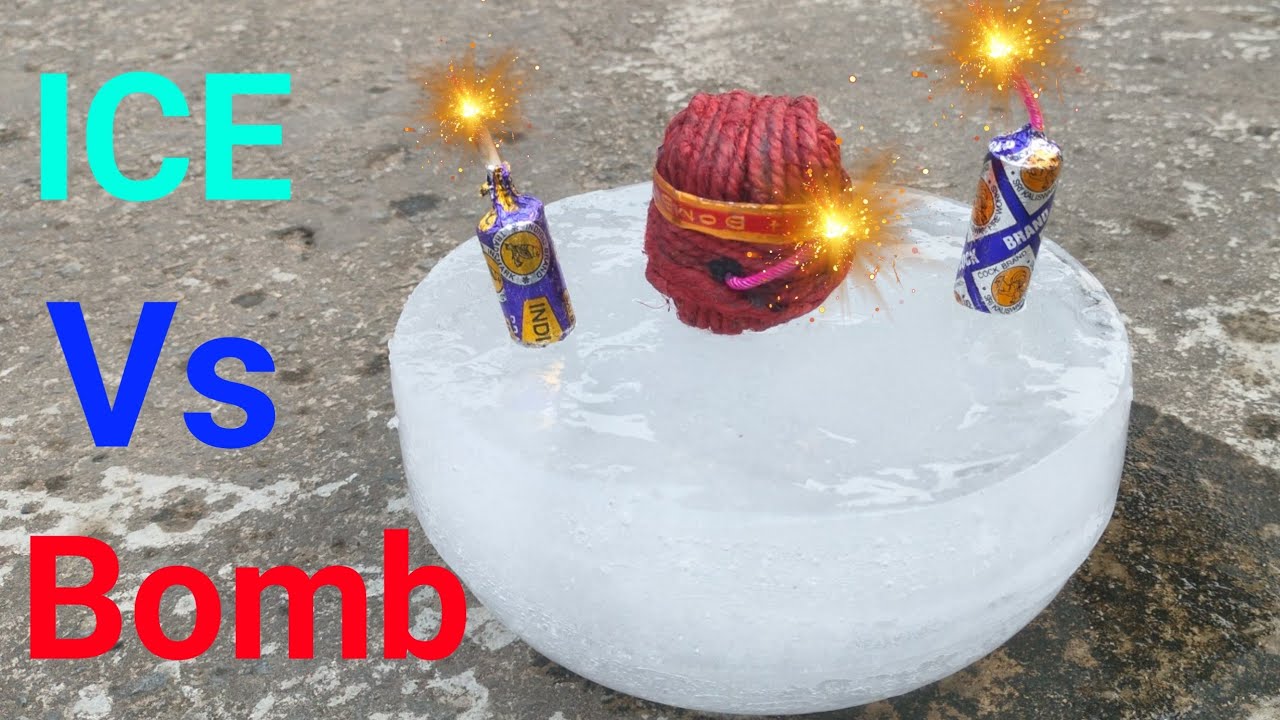 VIP Bomb VS Freezed ice || अब क्या होगा || sudhanshu experiment - YouTube