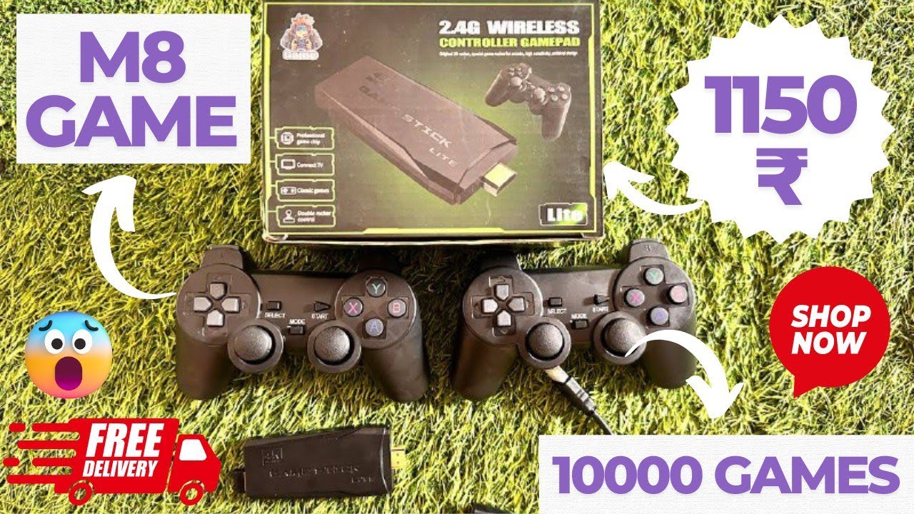 M8 Game Stick Unboxing & Review | 20,000+ Games | Opera Gadget 🎮🔥 - YouTube