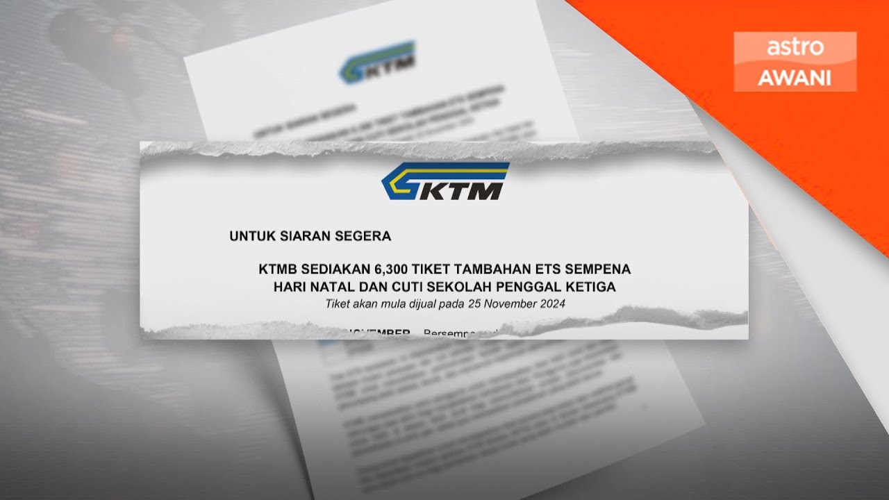 KTMB sediakan 2 ETS tambahan KL Sentral-Padang Besar - YouTube