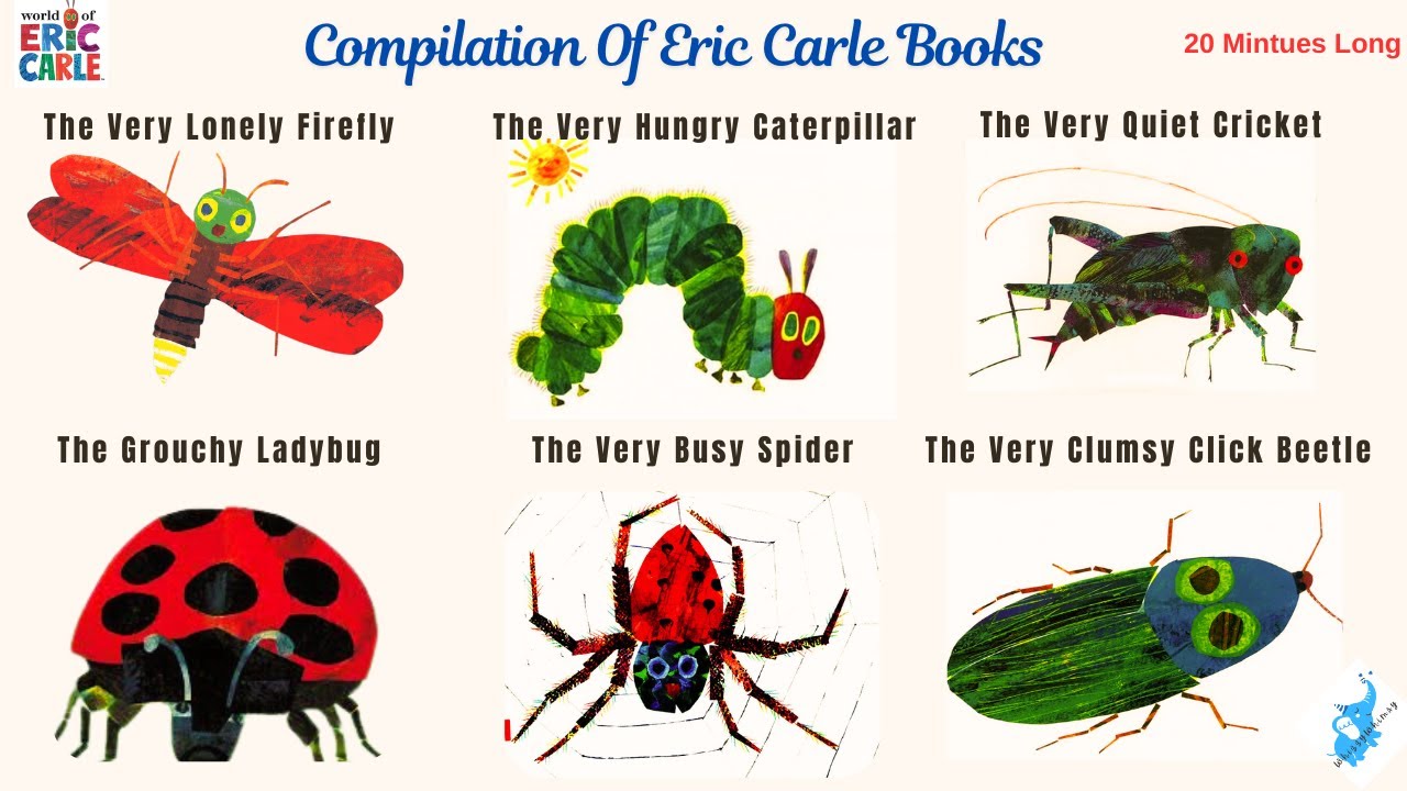 Compilation of Eric Carle Books - Animated Read Aloud - YouTube