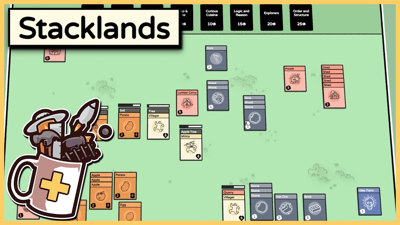 Drawing Cards & Building Villages | Stacklands - YouTube