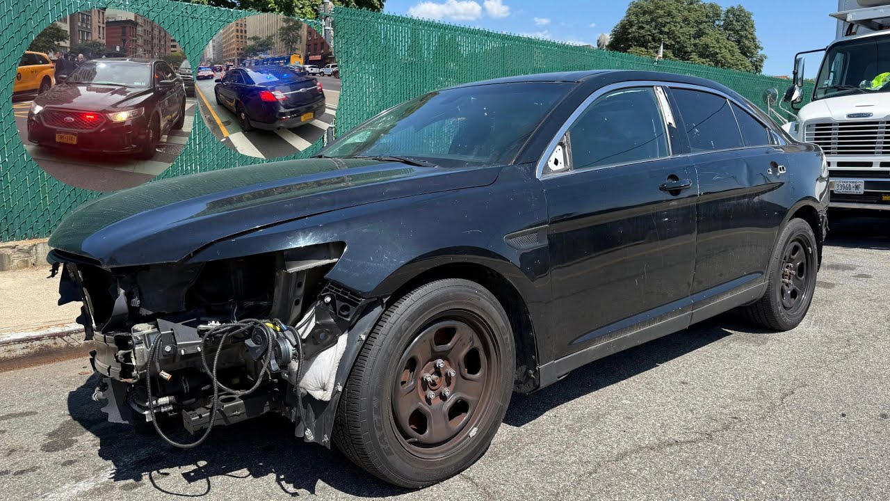 Crashed Ford Taurus Police Interceptor Rebuild Project! Low Miles - YouTube