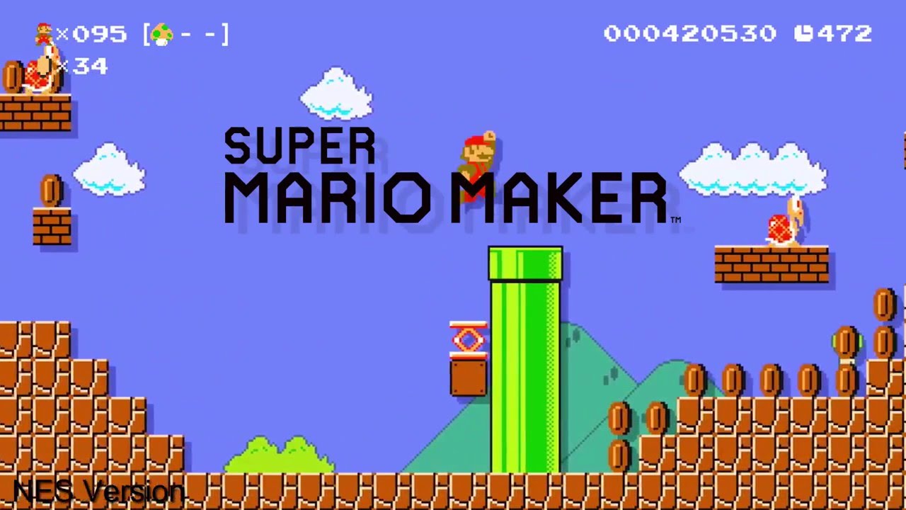 NES Version [Title Theme] Super Mario Maker - YouTube