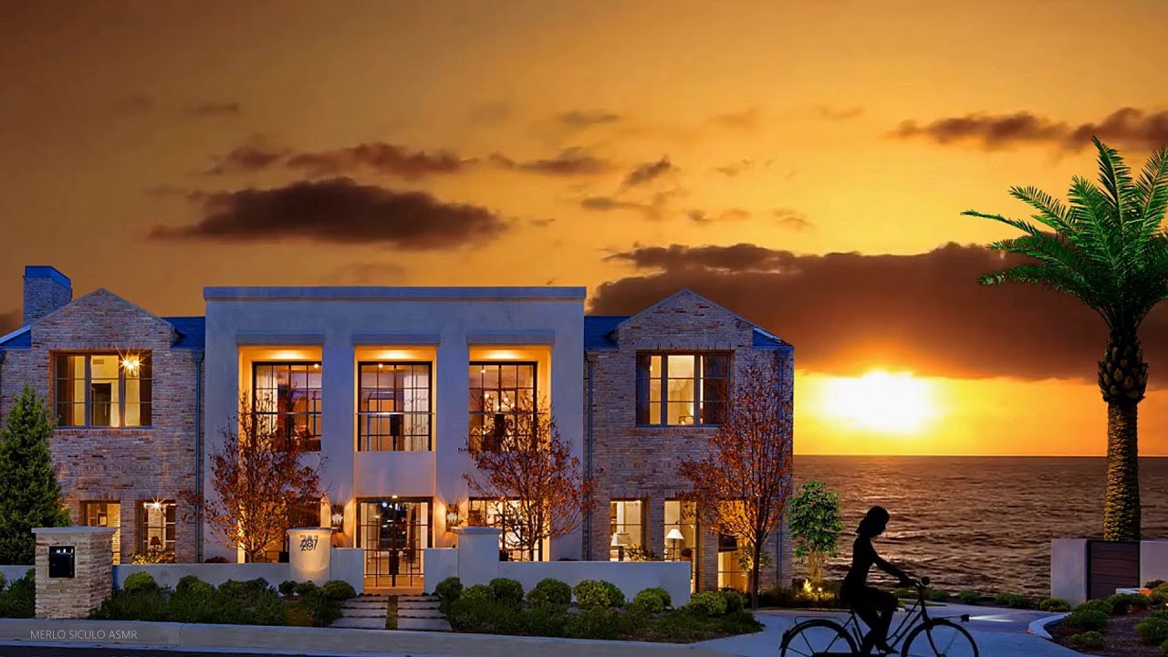 That wonderful house that shines at sunset in front of the sea | Relax ...