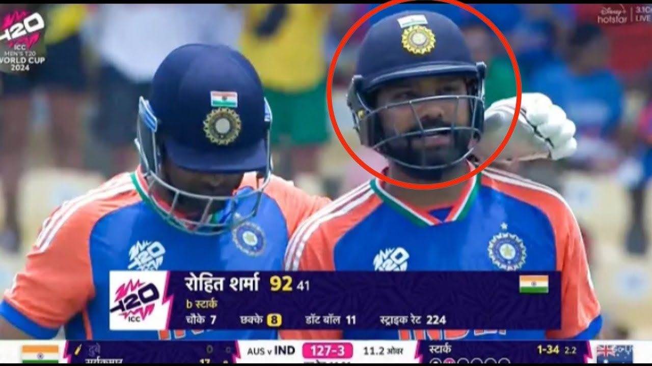 Watch Rohit Sharma 92 Runs in 35 Ball vs Aus in India vs Australia T20 ...