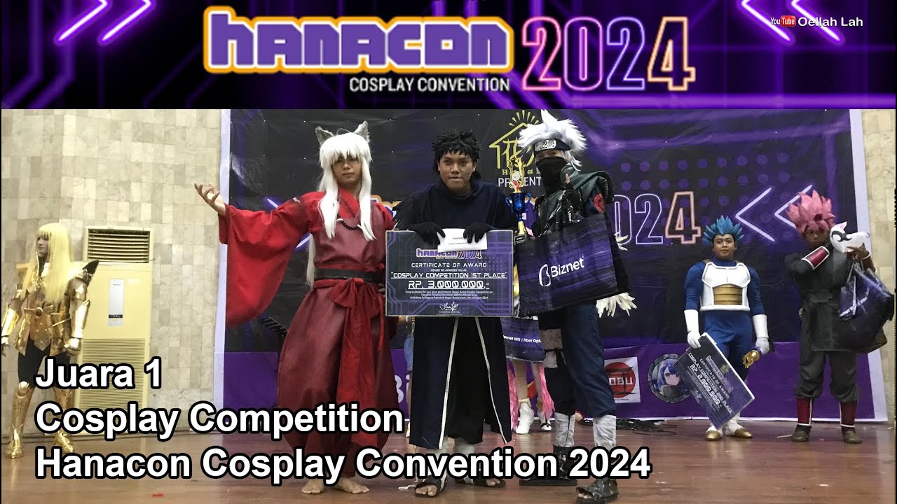 Juara 1 Cosplay Competition Hanacon Cosplay Convention 2024 - YouTube