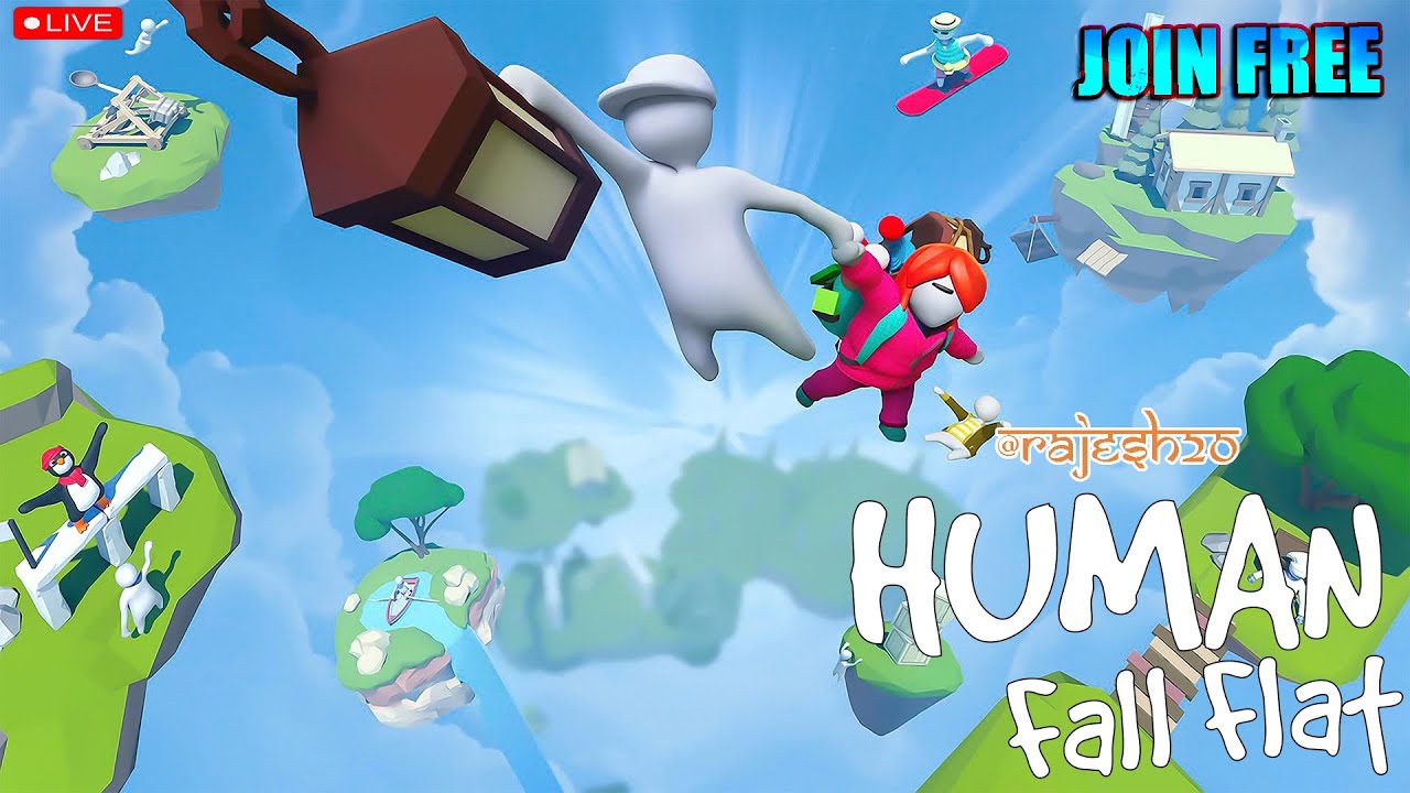 🔴LIVE Human Fall Flat CHILL STREAM #humanfallflat #livestream #live #gaming - YouTube