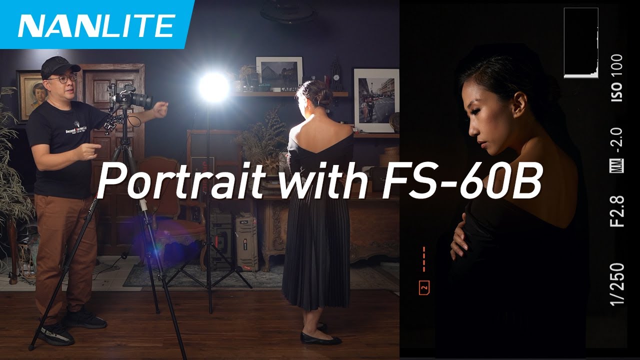 Portrait with Nanlite FS-60B | Jiggie Alejandrino - YouTube