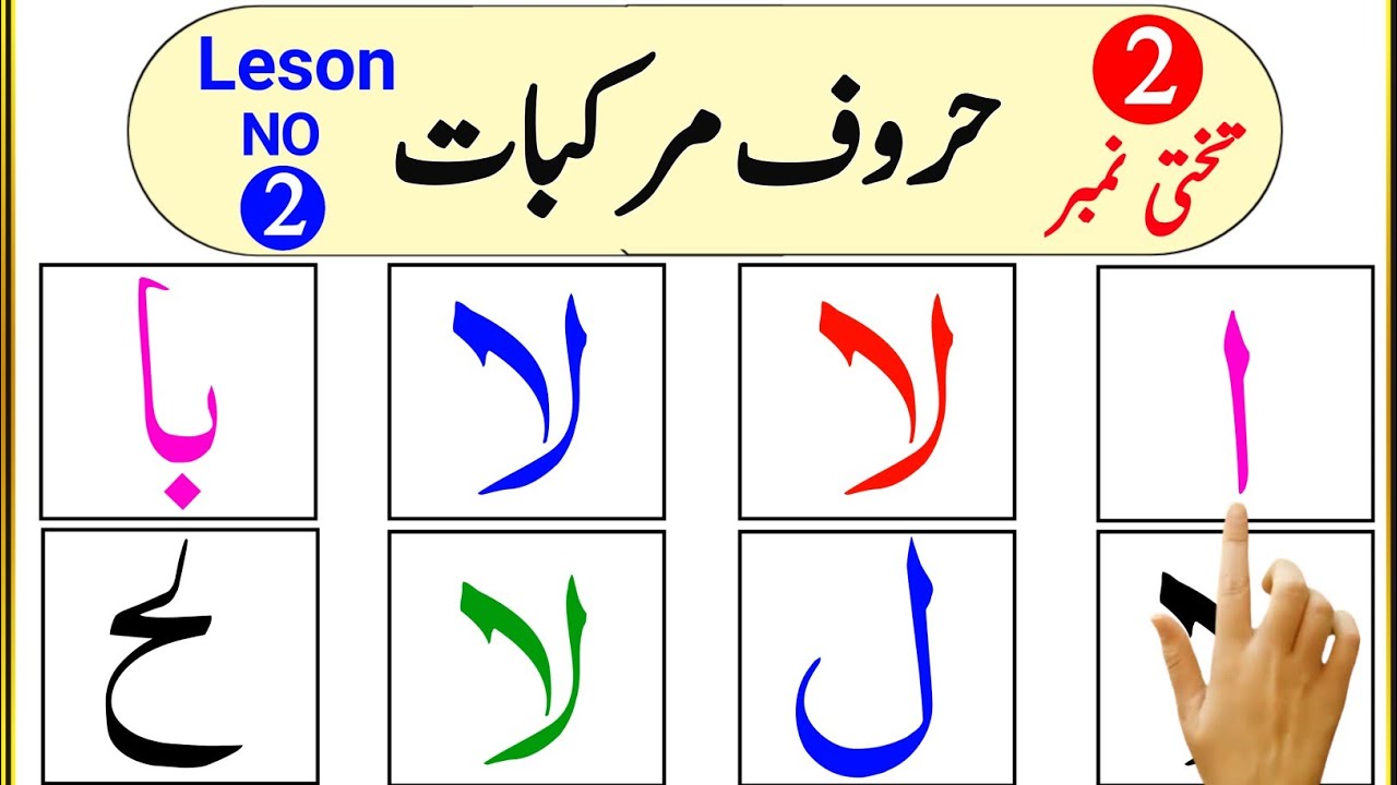 Norani Qaida Lesson No 2 | Arabic Alphabet | Norani Qaida With Tajweed ...