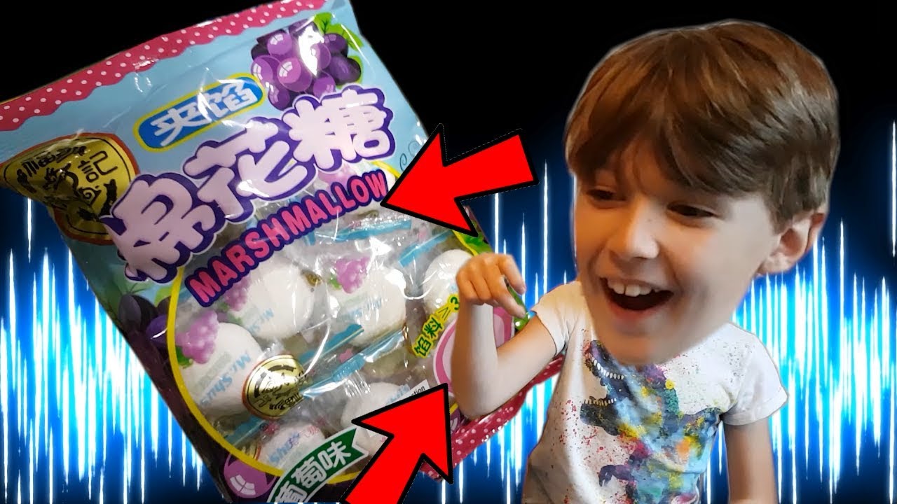 Food Challenge w/ Asian Treats and Gross sweets // NEARLY PUKED ...