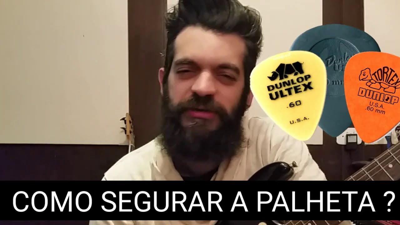 Como segurar a palheta / André Guedes - YouTube