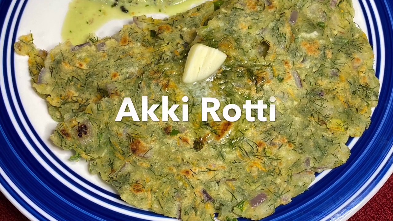 Akki Rotti Recipe | Karnataka Style Akki Rotti Recipe | चावल के आटे की ...