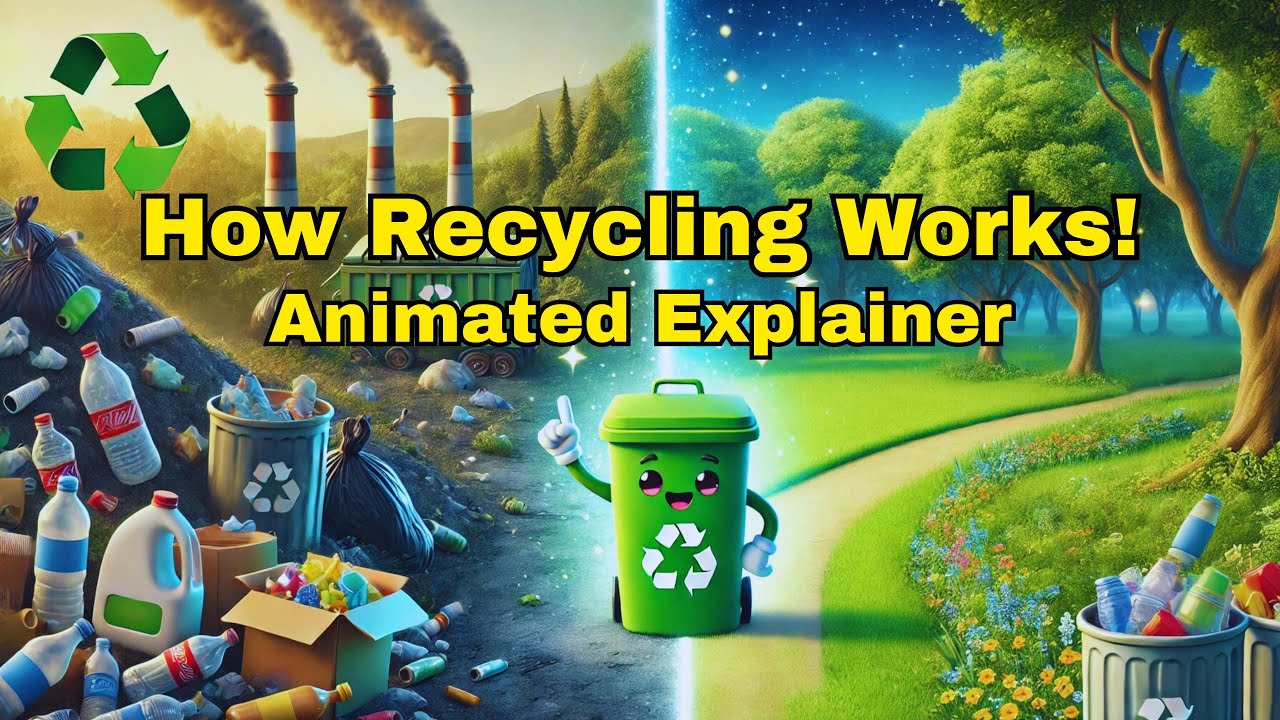 Recycling Magic: How It Works! 🌍♻️ | Animated Explainer | Fun ...