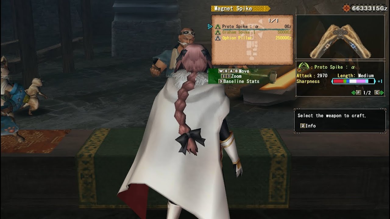 Monster Hunter Frontier Z Tutorial, Como desbloquear la Magnet Spike ...