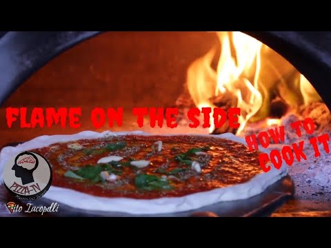 HOW TO COOK A PIZZA WITH FLAME ON THE SIDE - YouTube