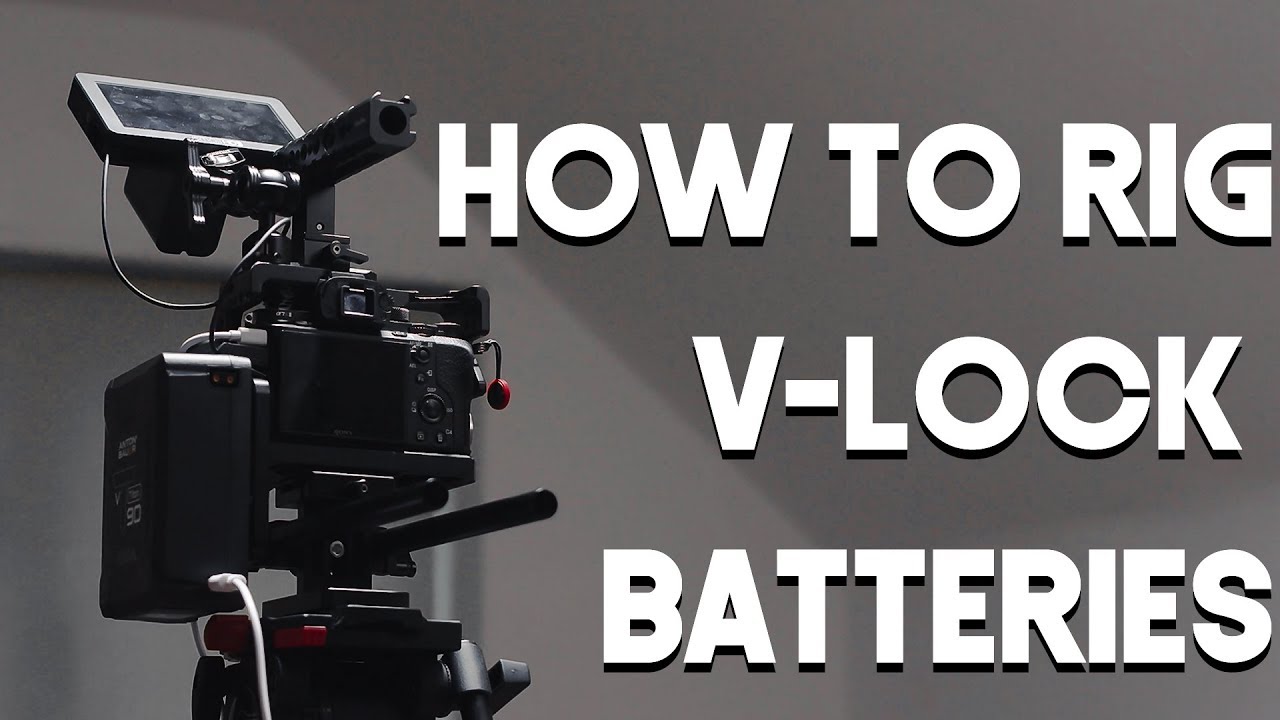 How To Use V-Lock Batteries - YouTube