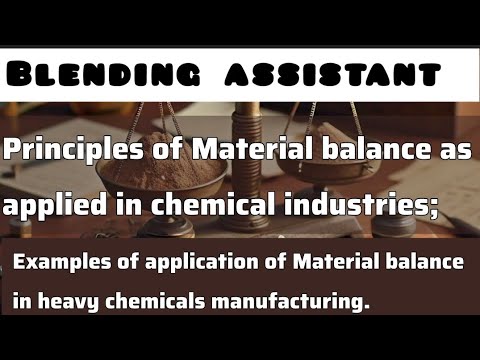 PRINCIPLES OF MATERIAL BALANCE and IT'S APPLICATION IN HEAVY METAL ...