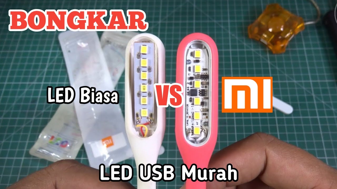 BONGKAR...!!! Lampu Led Sikat USB - YouTube