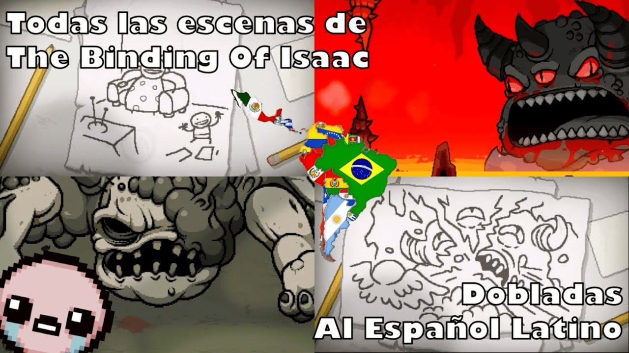 TODAS las ESCENAS de THE BINDING OF ISAAC en ESPAÑOL LATINO 🎤 - YouTube