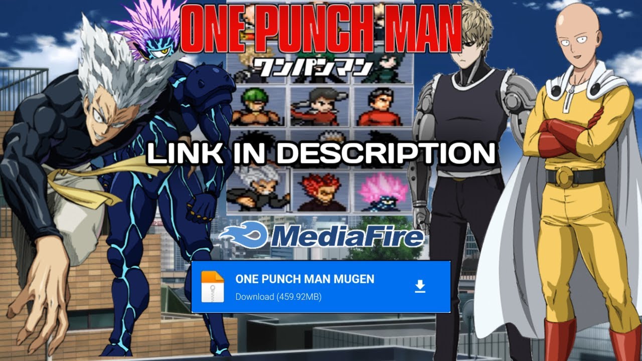 ONE PUNCH MAN MUGEN ANDROID | EMULATOR EXAGEAR | GAMEPLAY - YouTube