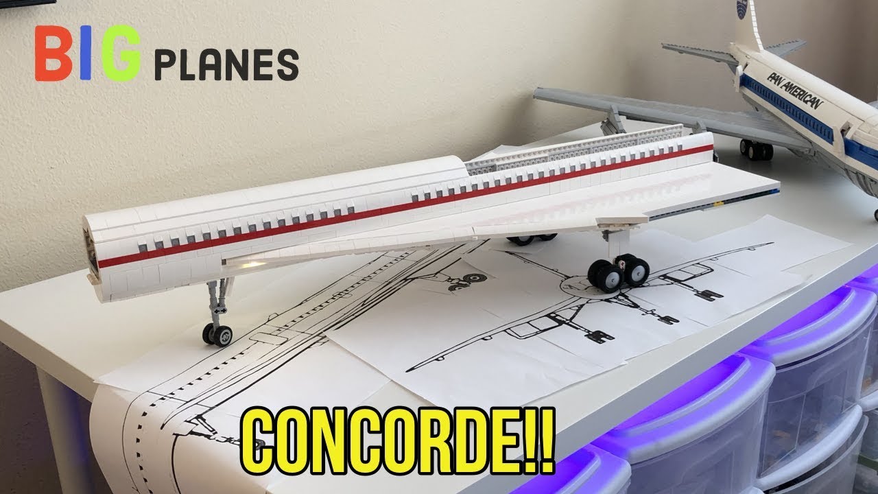 LEGO Concorde!! Landing Gear, Interior and More!! - YouTube