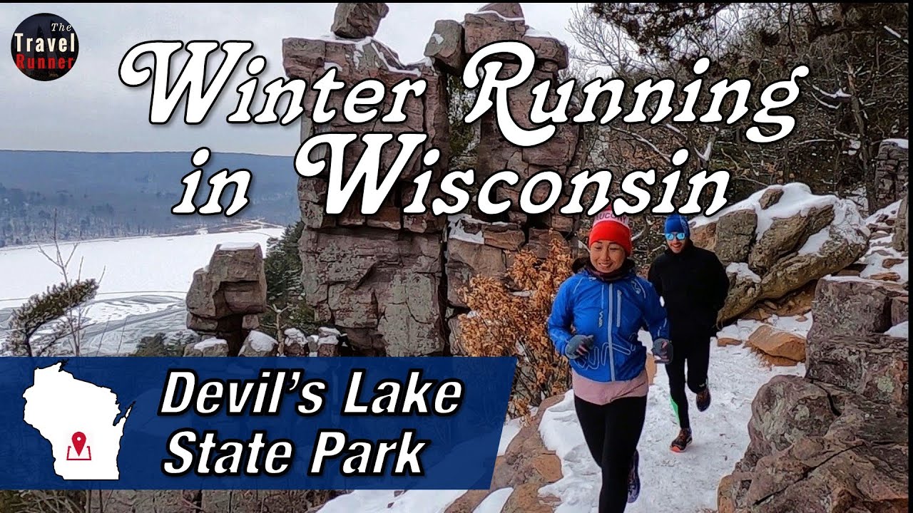 Winter Running in Wisconsin || Ep. 02 - Devil's Lake State Park - YouTube