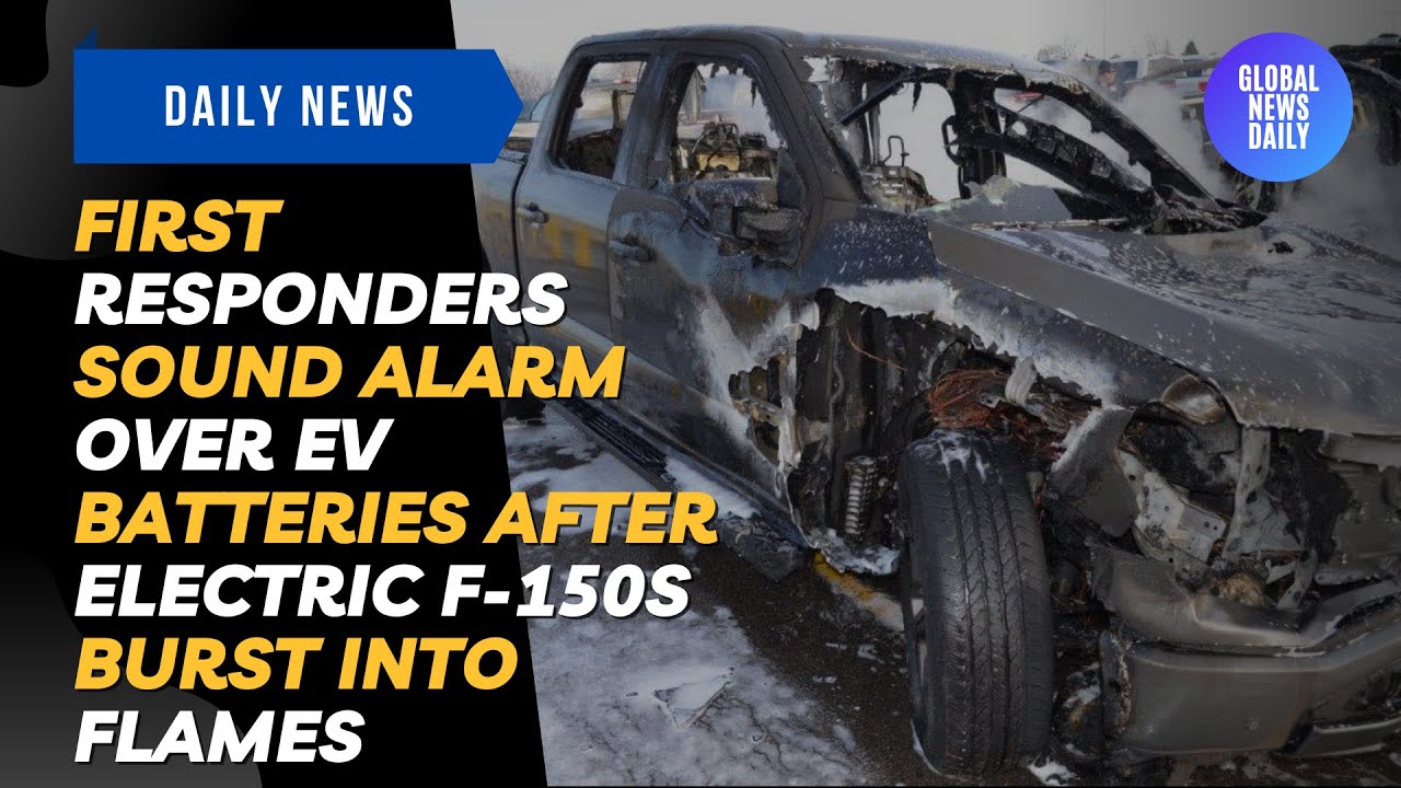 First Responders Sound Alarm Over EV Batteries After Electric F-150s ...