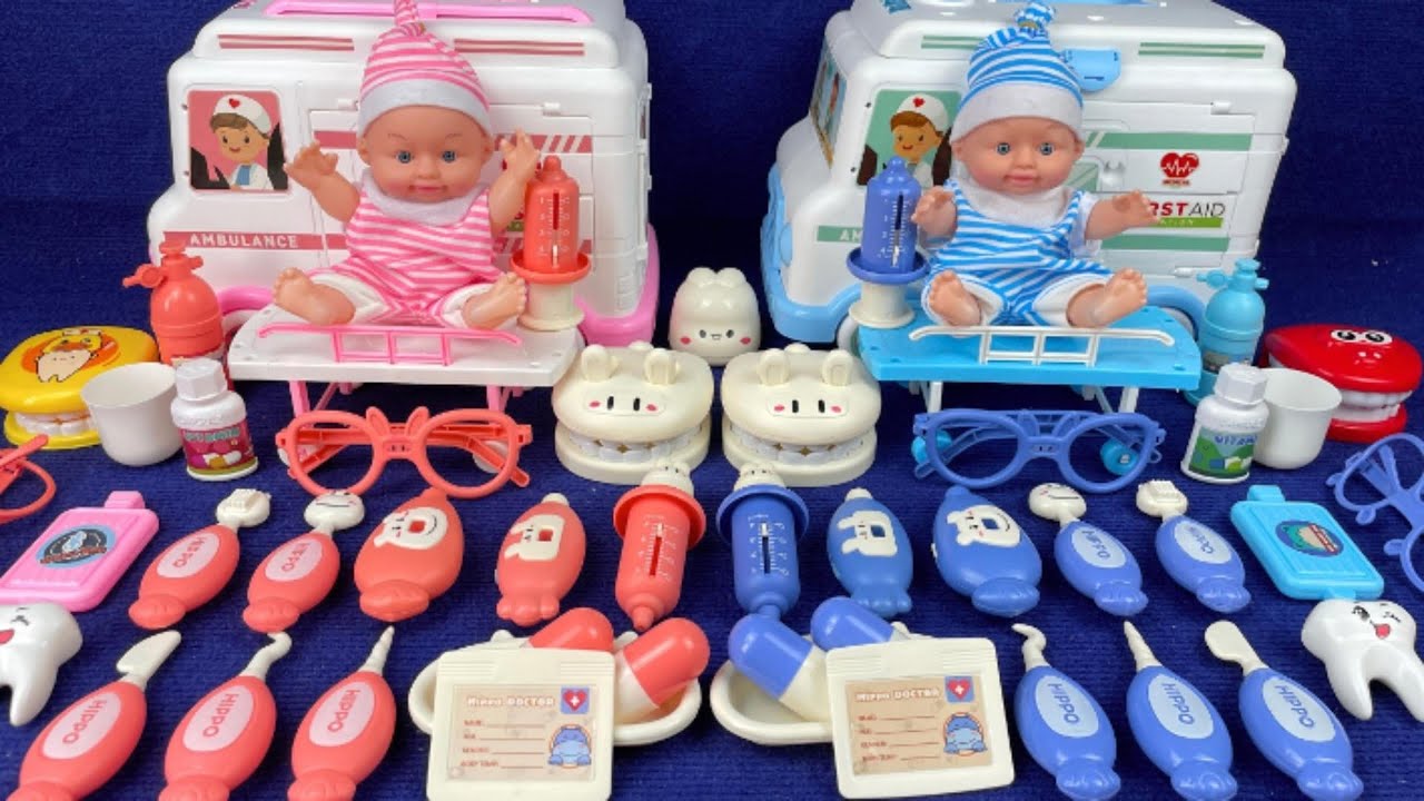 10 Minutes Satisfying Unboxing Doctor First Aid Toys & Ambulance ...