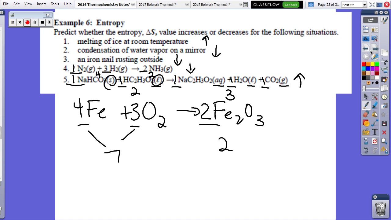 Video Lecture Entropy and Gibbs Free Energy - YouTube