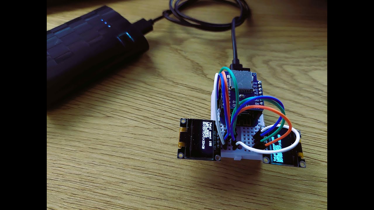 Add a second ssd1306 OLED display to your project - YouTube