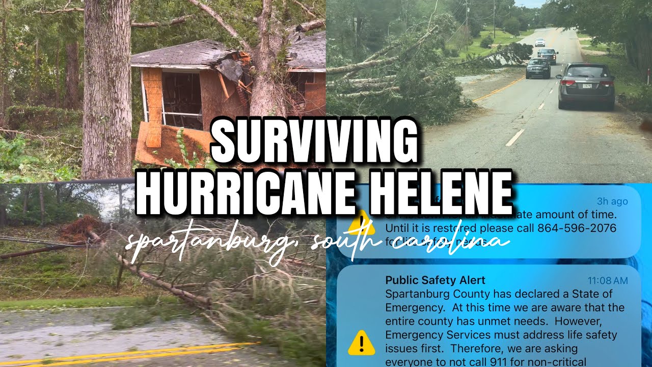 The aftermath of Hurricane Helene 😣| Spartanburg SC - YouTube