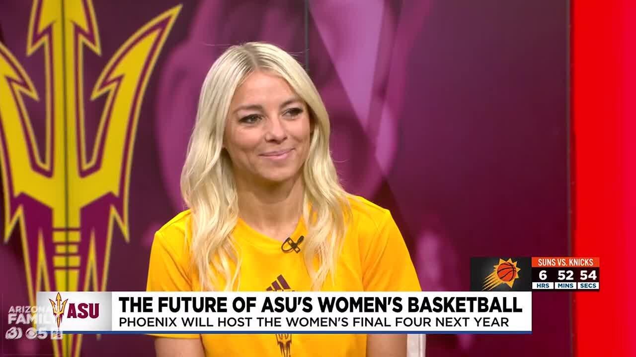 Molly Miller talks about future of ASU women's basketball - YouTube