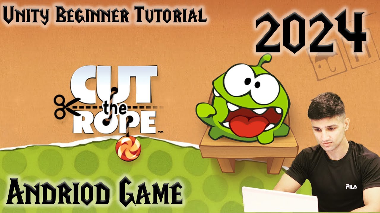 Unity Cut the Rope Game Tutorial Andriod and pc - YouTube