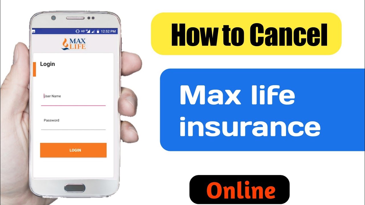 How to cancel max life insurance - YouTube