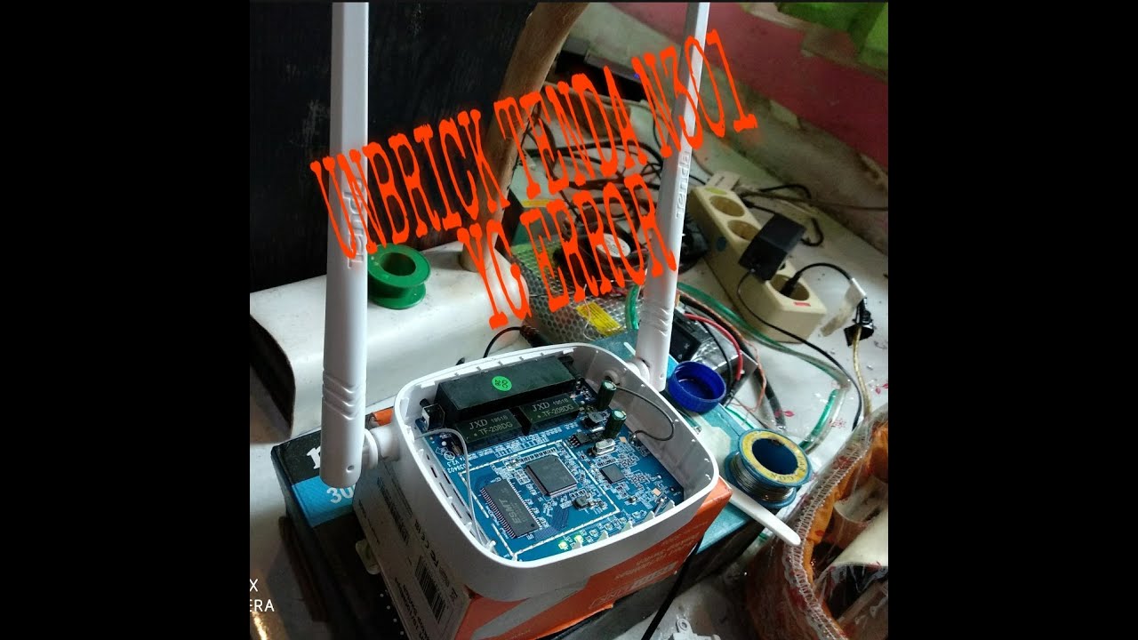 MENGEMBALIKAN atau FLASH FIRMWARE TENDA N301 YG ERROR ke original - YouTube